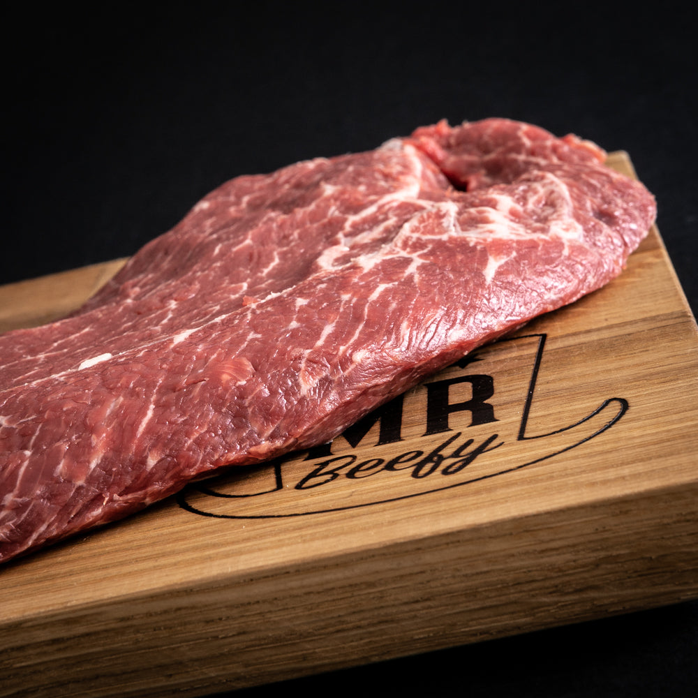 Flat Iron Steak di Black Angus, Copertina di Manzo - Mr Beefy